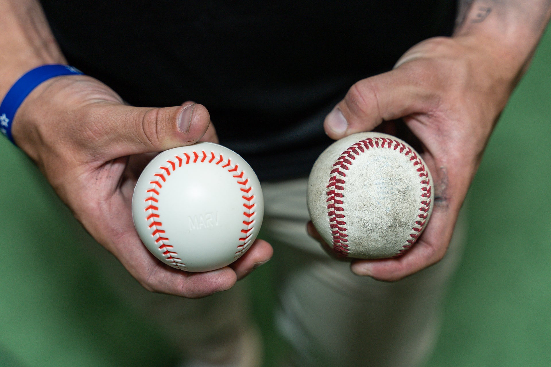 MARV LEATHER / FOAM LIGHTWEIGHT PITCHING MACHINE BALLS – MarvTraining